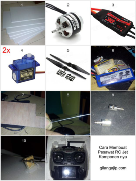 Cara Membuat Pesawat RC Jet Sederhana Sendiri - GilangAjip